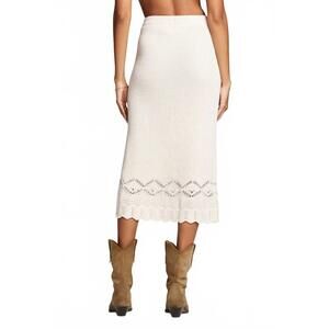 saltwater LUXE | Skirts | New Saltwater Luxe Suzi Midi Skirt In Natural ...